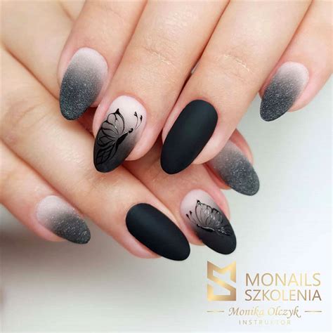 40 Edgy And Elegant Black Nails Designs Ideas