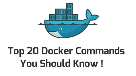 top 20 docker commands for beginners youtube