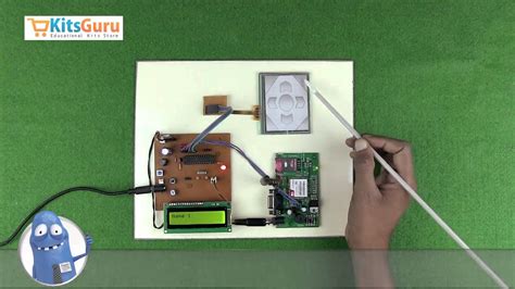 touch screen and gsm based fastest messaging system by