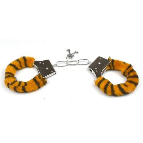 Wholesale Furry Soft Metal Handcuffs Couple Chastity Sex Toys Role