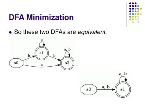 ppt dfa minimization powerpoint presentation free download id 432971