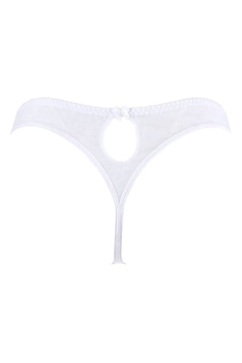 Axami 10128 Elizabeth Sheer String Thong White Passion Wave Rebel Romance