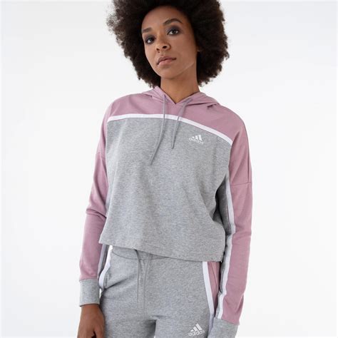 Dres Adidas Sportswear Subtle Block Track Suit Hd9024 Damski Szaro Różowy