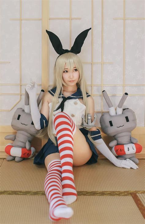 Shimakaze Shimakaze Kantai Collection Anime Cosplay Kantai