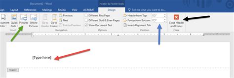 make or break your headers and footers in microsoft word