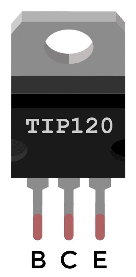 how to control dc motors on an arduino with a tip120
