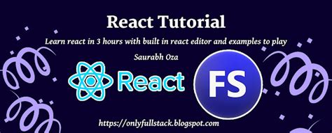 react tutorial for beginners only fullstack