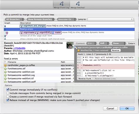 git how do a git rebase in sourcetree itecnote
