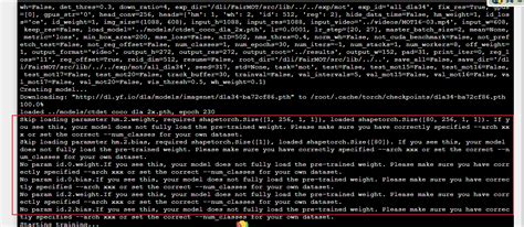 your model does not fully load the pre trained weight · issue 36
