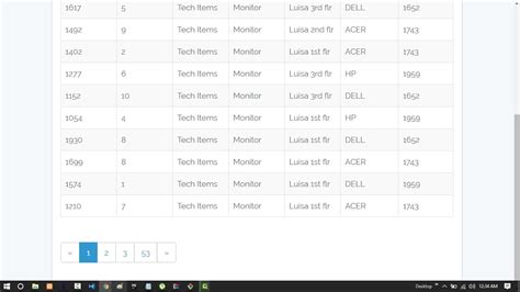 vue js responsive table