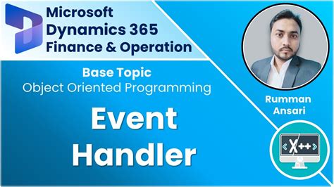 event handler in d365 fando what why youtube