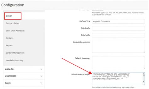 how to verify your magento 2 website using meta tags omnivore support