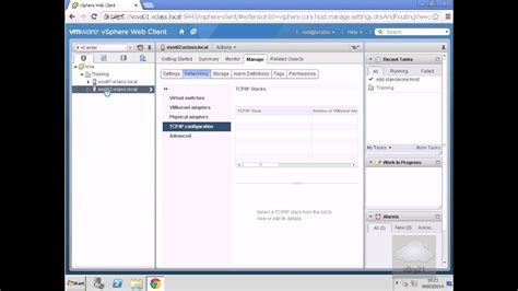 setting dns and routing ipaddresses in vsphere 5 5 webclient youtube