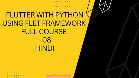 flutter with python using flet framework full course progressbar
