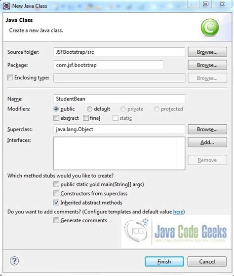 jsf bootstrap example examples java code geeks 2022