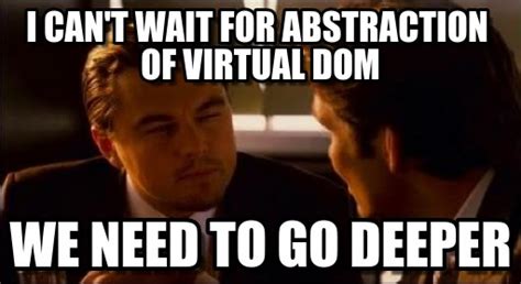 the difference between virtual dom and dom react kung fu