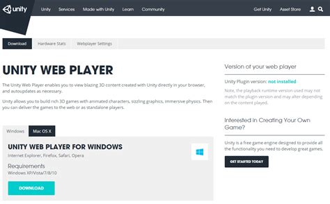 update unity web player checkertiklo