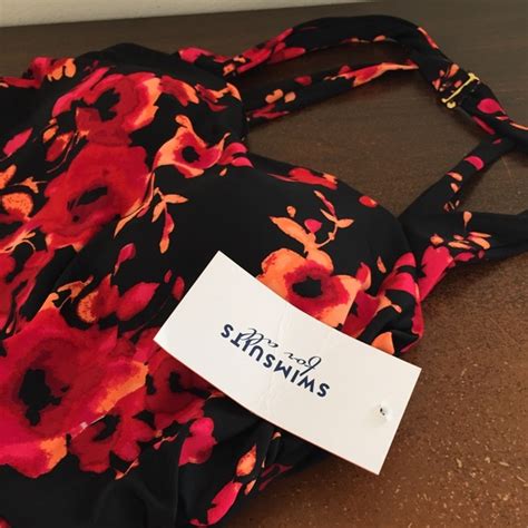 Swimsuits For All Swim Nwt Swimsuits For All Hback Poppies Sarong