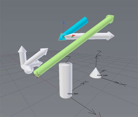python blender orient an object displaying vector arrows blender