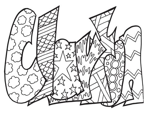Clayton Classic Stevie Doodle Free Coloring Page — Stevie Doodles