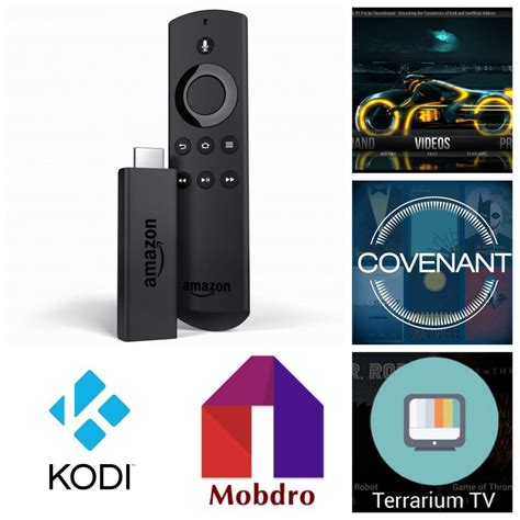 jailbroken amazon fire stick with kodi terrarium tv mobdro fire tv