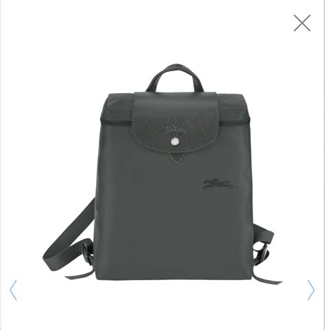 Longchamp Le Pliage Backpack In Graphite Womens Fashion Bags