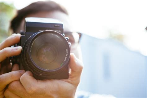 Photographing Young Adult Human Hand Females Adult Dslr Camera