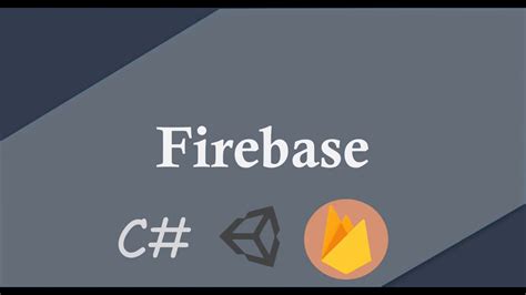 how to connect firebase database with unity youtube