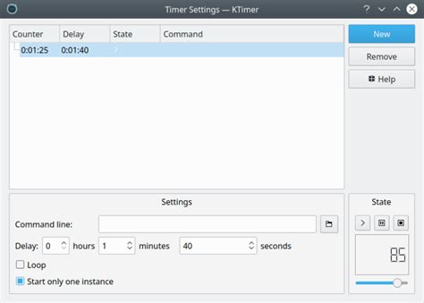 install ktimer for linux using the snap store snapcraft