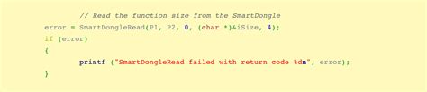 storing an executable function on a smartdongle