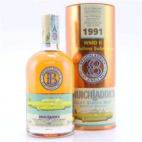 Bruichladdich 1991 Yellow Submarine 14 Year Old Wmd Ii Whisky