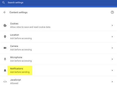 how to turn off notifications in chrome edge or firefox