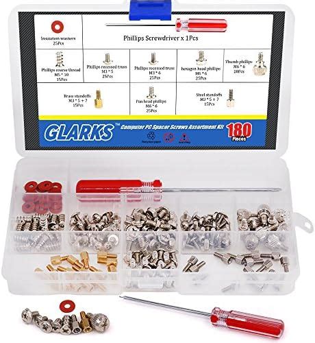 Leismy 228pcs Pc Computer Screws Computer Screws Standoffs Set