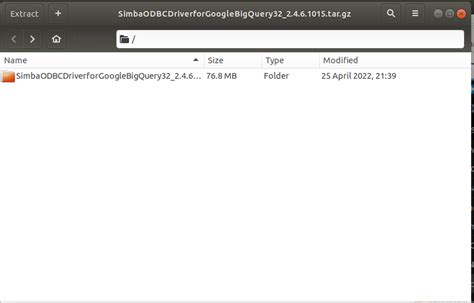 linux tar command with zxvf not extracting contents as expected