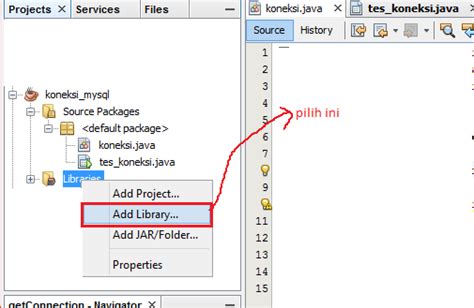 cara mudah mengkoneksikan database mysql ke java netbeans ~ joncode