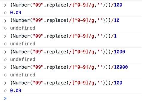 javascript number parsing behaviour of js on chrome browser stack