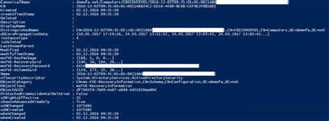 bitlocker recovery password mit powershell auslesen adfaq