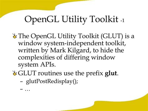 ppt introduction to opengl programming powerpoint