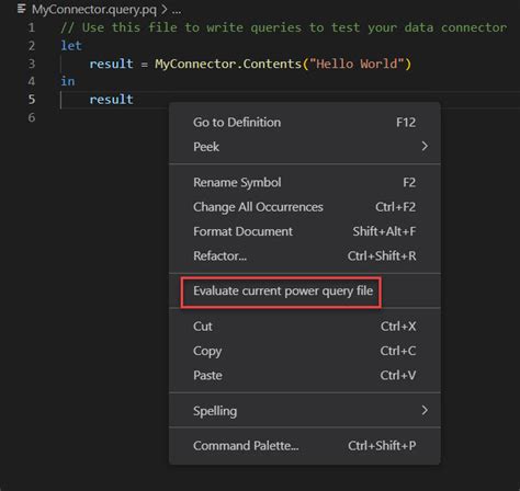 usando o sdk do power query power query microsoft learn