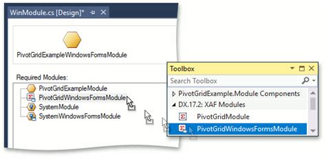how to display a list view as a pivot grid table and chart