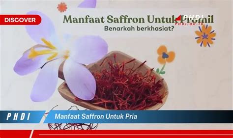 Temukan 7 Manfaat Saffron Untuk Pria Yang Bikin Kamu Penasaran
