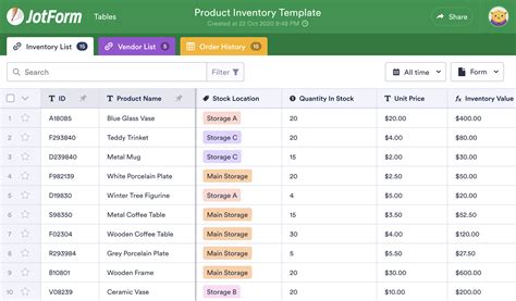 how to make an inventory spreadsheet in 5 easy steps the jotform blog
