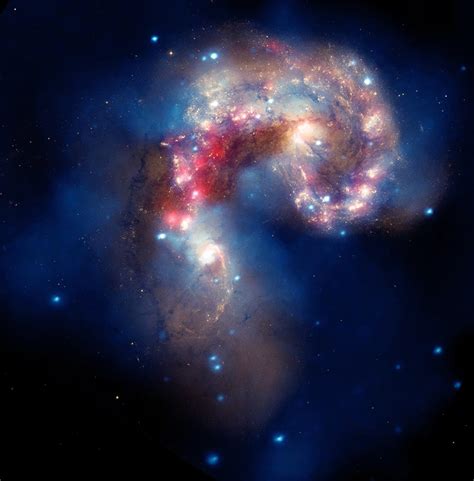 When Galaxies Collide Photos Of Great Galactic Crashes Space