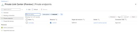 share a private link service across virtual wan azure virtual wan