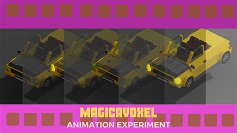 making animation experiment 1 magicavoxel tutorial youtube