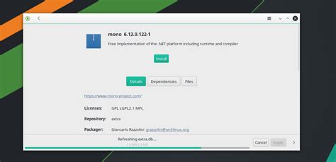 how to install mono tool on linux distributions ubuntu arch and red hat
