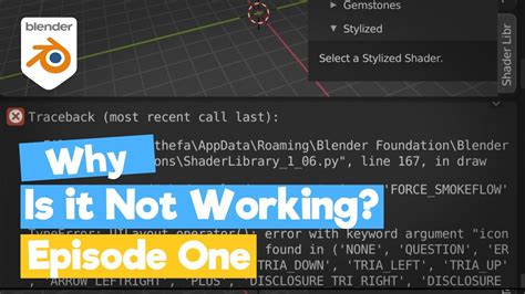 blender python tutorial why is it not working episode 1 [learn