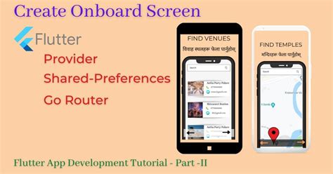 how to create an onboard screen in android and ios with flutter