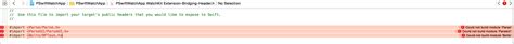parse platform watchkit extension bridging header errors in swift