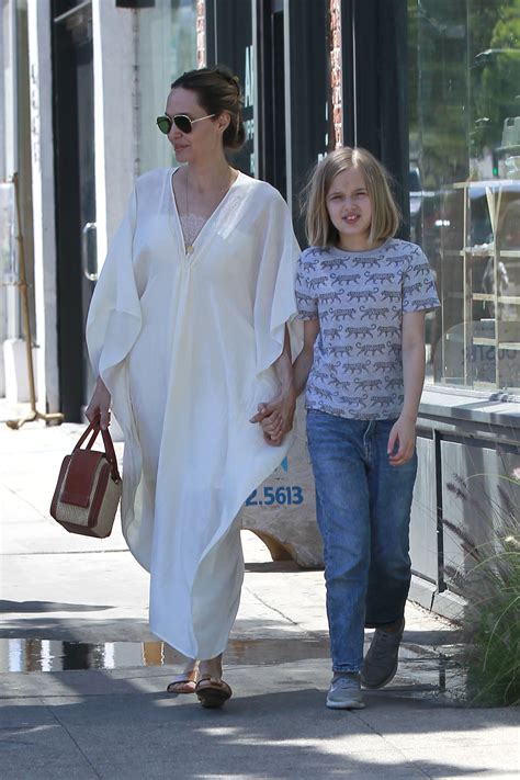 Angelina Jolie And Daughter Vivienne Spotted Shopping Photos